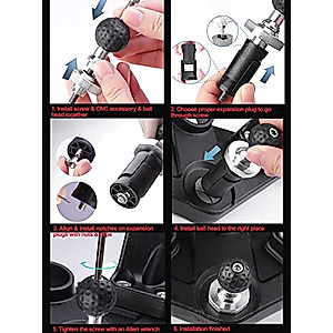 iMESTOU Motorcycle Fork Stem Wireless Qi/USB Phone Mount Charger with 1" Ball for 0.47"-1.18" Diameter Fits for Kawasaki, Ducati, Honda, BMW Motorcycles Quick Charge for 3.5"-6.8" Smartphones