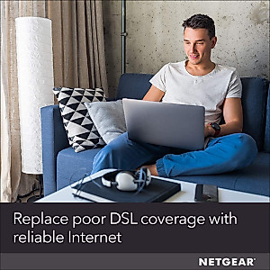 NETGEAR Mobile Wi-Fi Hotspot, 4G LTE Router AC797-100NAS, 400Mbps Download Speed, Connect Up to 15 Devices, Create a WLAN Anywhere, GSM Unlocked