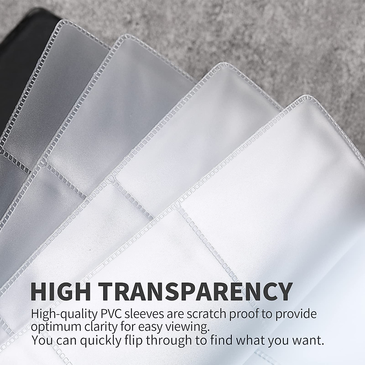 Gowall Business Card Holder 240 Cards Capacity Business Card Organizer, Portable Business Card Holders for Men & Women, Business Card Binder, Professional Business Cards Book, Name Card Holder, Black