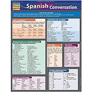 Spanish Conversation QuickStudy Laminated Reference Guide (QuickStudy Academic)