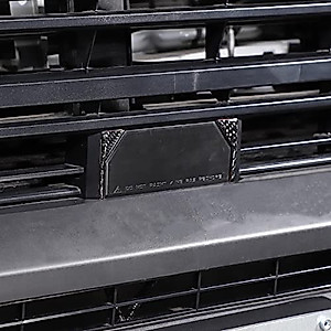 Soft Carbon Fiber Car Front Trailer Hook Decorative Sticker 2 Piece Set for Toyota Tundra 2022 2023 Car Accessories (Carbon Fiber)