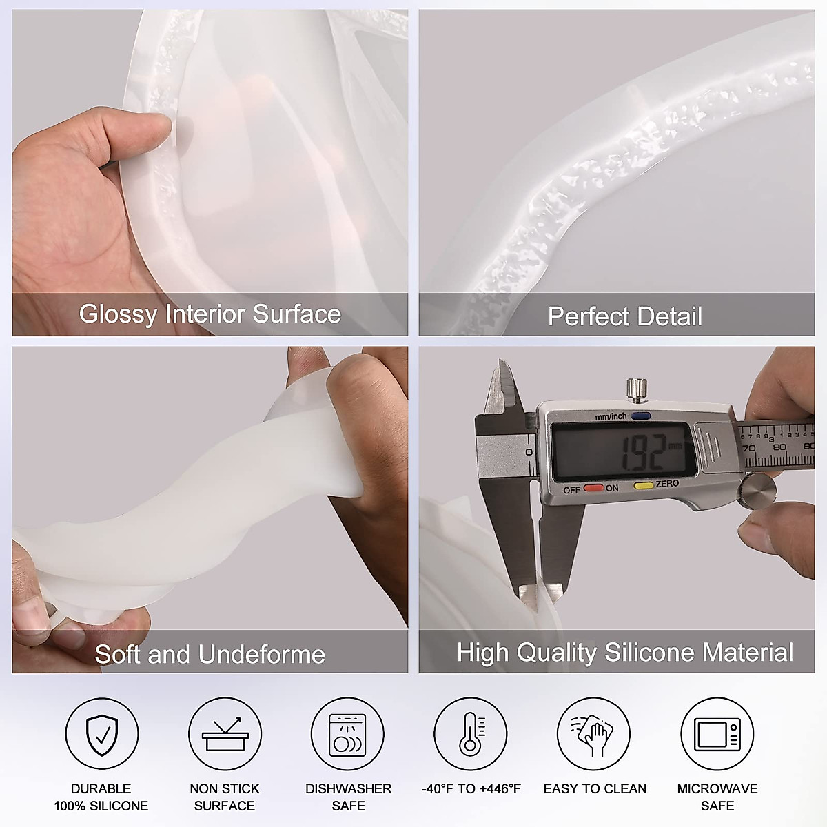 Actvty Resin Tray Mold, Oval Tray Molds for Epoxy Resin, Large Silicone Tray Mold for Resin Casting, DIY Resin Crafts, Jewelry Tray, Home Decoration