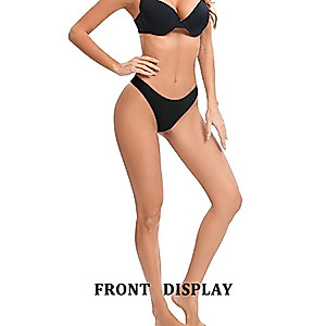 POKARLA Seamless Thongs for Women breathable Low Rise No Show Panties Invisible Underwear Pack of 10