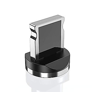 FLEXO Magnetic Rotating USB Charging Cable USB Cord 3-in-1 Cable Charger Wireless Charging Adapter Fast Charge Magnetic LED Phone Charger - Rotary