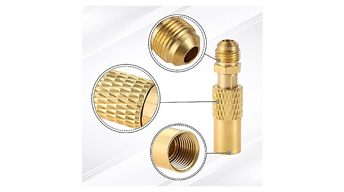 Hicello 3/8" Male Flare Converter Adapter for Grills