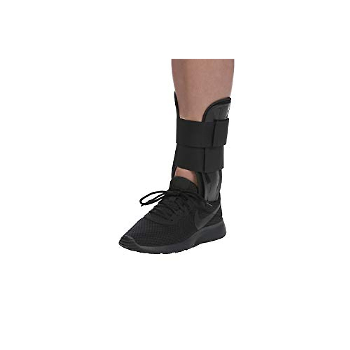 United Ortho US8813F Foam Stirrup Ankle Brace, Large, Black