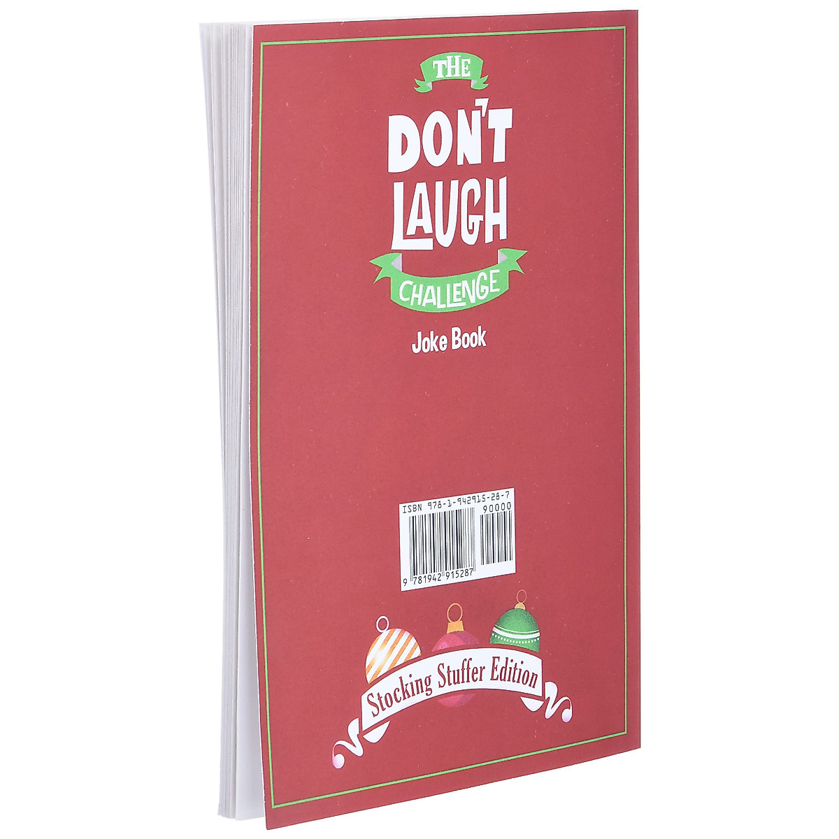 The Don't Laugh Challenge - Stocking Stuffer Edition: The LOL Joke Book Contest for Boys and Girls Ages 6, 7, 8, 9, 10, and 11 Years Old - a Stocking Stuffer Goodie for Kids