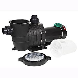 TRUPOW 2.0HP 114GPM Swimming Pool Pump 110V/220V Dual Voltage Garden InGround and Above Ground Pool Water Pump with Strainer Filter Basket