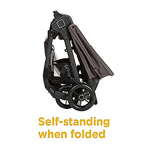 Safety 1st Smooth Ride Travel System with OnBoard 35 LT Infant Car Seat, Monument