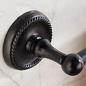 OMOONS Towel Rack Retro French Towel Rack Bathroom Material Stainless Steel Pole Bathroom Rack