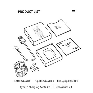 GIEC Wireless Earbuds Bluetooth Earbuds Noise Cancelling Earbuds Wireless Earphones Built in Mic Handset 24H Playtime Wireless Earbuds IP55 Waterproof Earbuds for Sport Women Girls Gifts Ideas,Pink