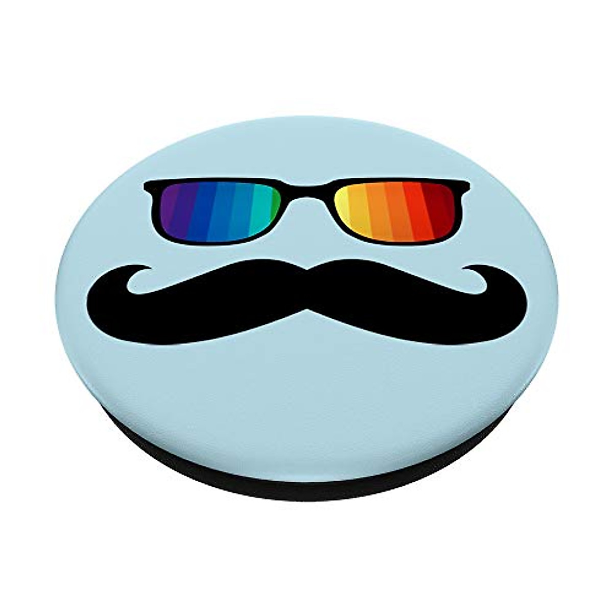 Moustache Pop Phone Grip for Smartphones & Tablets PopSockets PopGrip: Swappable Grip for Phones & Tablets