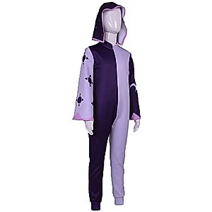 Adult Owl House Cosplay Pajamas Amity Blight Costume Suit Hunter T-shirt Pants King Collector Jumpsuit Cap (King, Large)