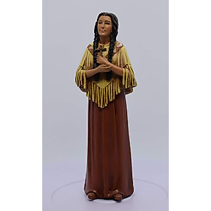 Joseph's Studio by Roman, Renaissance Collection, 6" H ST Kateri TEKAKWITHA, Home Décor, Devout Gift, Prayerful Inspiration (1x2x6)