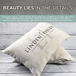 Mr & Mrs Last Name Established Date Lumbar Throw Pillow - Monogrammed Throw Pillow Cover