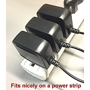 Compact 12V DC, 300mA, Quality Regulated Power Adapter. 2.1mm ID, 5.5mm OD. Can Handle 100VAC - 240VAC.