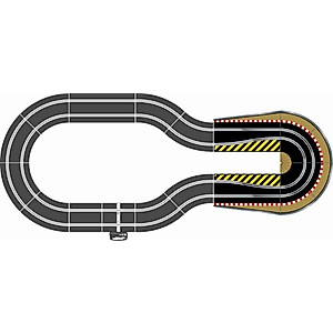 Scalextric C8512 Track Extension Pack - 2x Hairpin Curves 2 Side Swipes Borders Barriers, Large