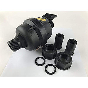 DAE PVM-75 Positive Displacement, Plastic Water Meter, 3/4” NPT Couplings, Measuring in Gallon…