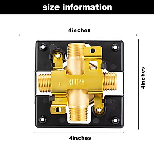 WIRELEL R10000-UNBX Compatible with Faucet Universal Tub and Shower Valve Body for Tub Trim Kits, Shower Flow Control Valves Replacement