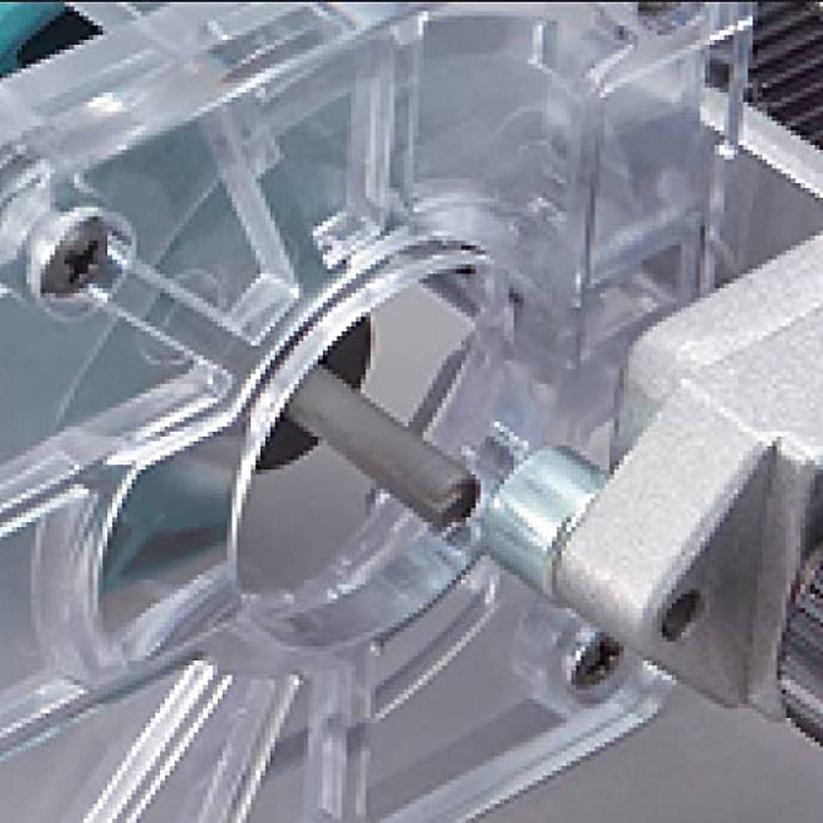 Makita 3709 1/4" Fixed Base Laminate Trimmer Teal