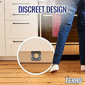 TERRO T500 Indoor Multi-Surface Roach Killing Bait Cockroach Killer - 6 Bait Stations, Black