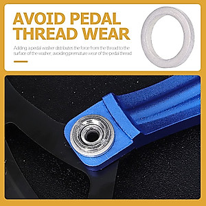 VANZACK 20pcs Wheel Nail Washers Bearing Kit with Washer Mountain Bike Supply Bike Headset Spacer Replacement Tool Bike Installing Kit Reusable Setting Tool Bike Handlebar Stem Spacers