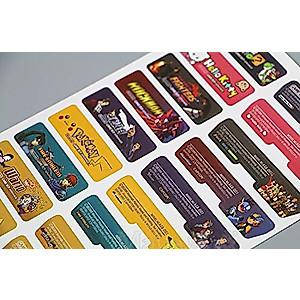 Label Sticker Nameplate Sticker fit for Game boy Advance GBA Console 1Set(14Groups)