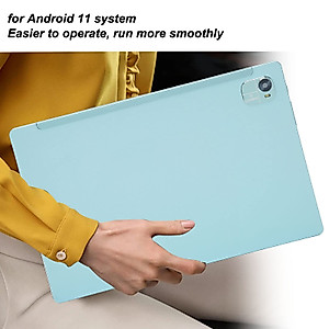 ICRPSTU 10.1 Inch Tablet, 1920x1200 IPS Tablet Computer 12GB RAM 256GB ROM US Plug 100-240V with Mouse for Entertainment (Green)