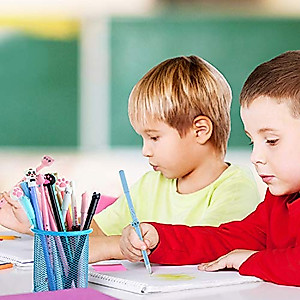 Cartoon Cat Gel Ink Pens Cats Rollerball Pens Cute Black Writing Pen for Kids Home Office School Gift Supplies (30 Pieces)