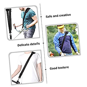 CLISPEED Garden Grass Patio Universal Carrying Eater for Adjustable Strap Replacement Polyester Brush Weeder Shoulder Blower Belt Trimmer Nylon Leaf Lawn Cutter Mower Harness