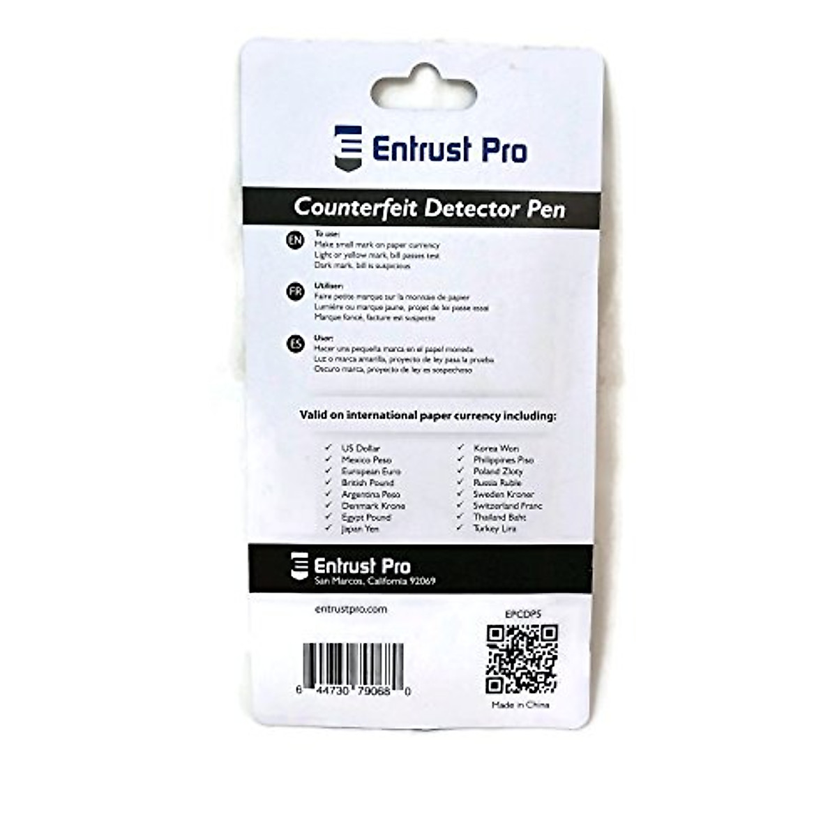 5-Pack Counterfeit Pens - Fake Money Detector Markers from Entrust Pro