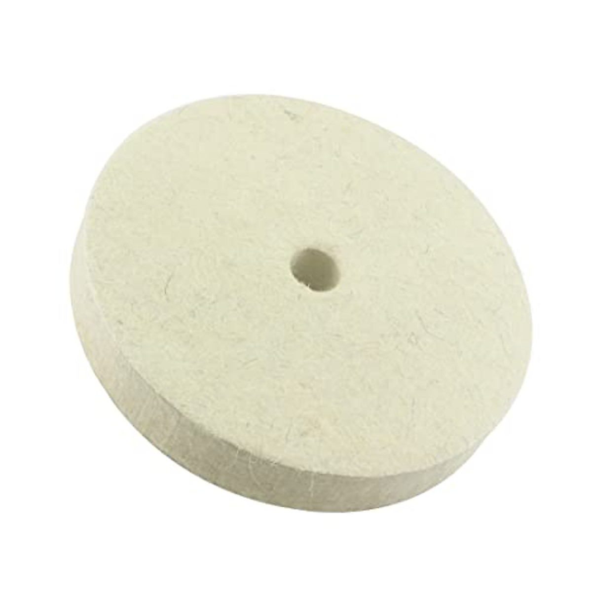 JUNLIXN 8 Inch Wool Buffing Wheel, 5/8 Inch Arbor Hole Jewelry Polishing Wheel for Bench Grinder/Die Grinder