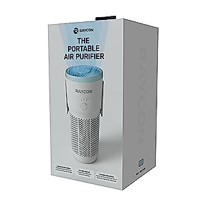 Raycon Portable Air Filter, H13 Replaceable Hepa Filter, Adjustable Speeds, 2-in-1 Fragrance Diffuser and Air Purifier, Living Essentials (White)