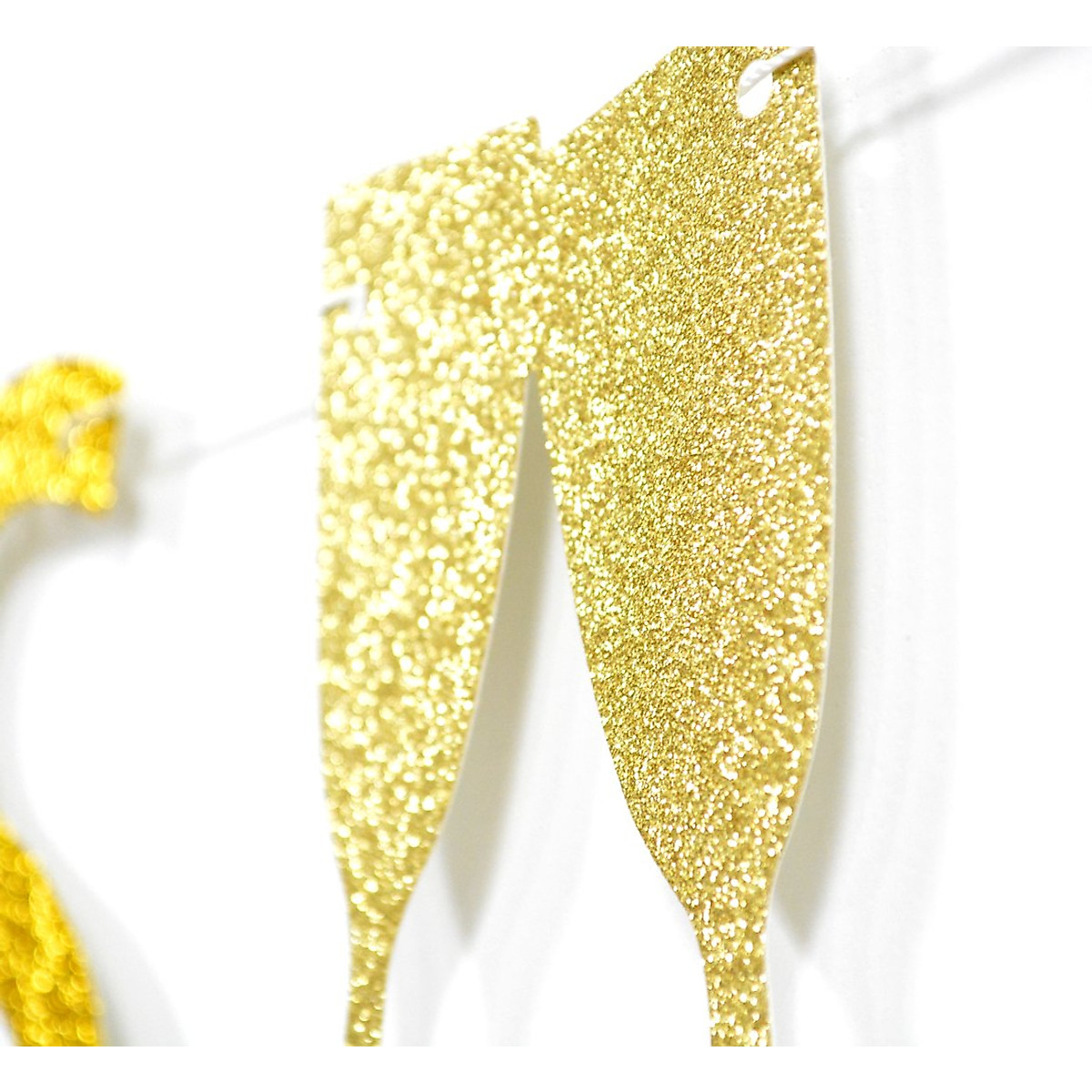 Qttier™ Cheers Y'All Gold Glitter Bunting Banner for Baby Shower Birthday Bachelorette Bridal Shower Wedding Engagement Party Decorations