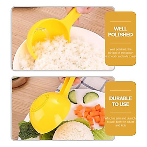 Hemoton 3Pcs Rice Mold Paddle Rice Ball Molds Rice Ball Spoon Sushi Making Tools Plastic Spatula Cooking Utensil for Home Kitchen Restaurant