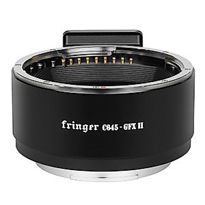 Fringer C645-GFX II Smart Adapter Auto Focus Camera Mount Adapter Ring Compatible with All Contax 645 Lenses to Fuji GFX100/100S/GFX50S/50R/50S II Cameras Adapters