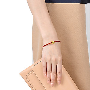 CHOW SANG SANG 999 24K Solid Gold Cloud Of Glory Charm Bracelet for Women 86337C