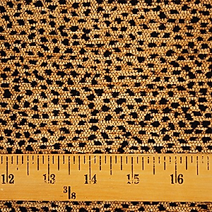 Siamese Black Tan Leopard Cheetah Upholstery Fabric