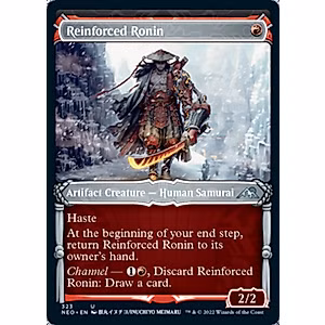 Magic: the Gathering - Reinforced Ronin (323) - Showcase - Kamigawa: Neon Dynasty