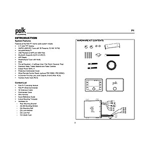 Polk Ultramarine P1 App Ready|Bluetooth| Waterproof Marine Stereo, 4.3" Color TFT Display, 200 Watts Maximum Power Handling (50W x 4), Compatible with iPod/iPhone via Bluetooth (Renewed)