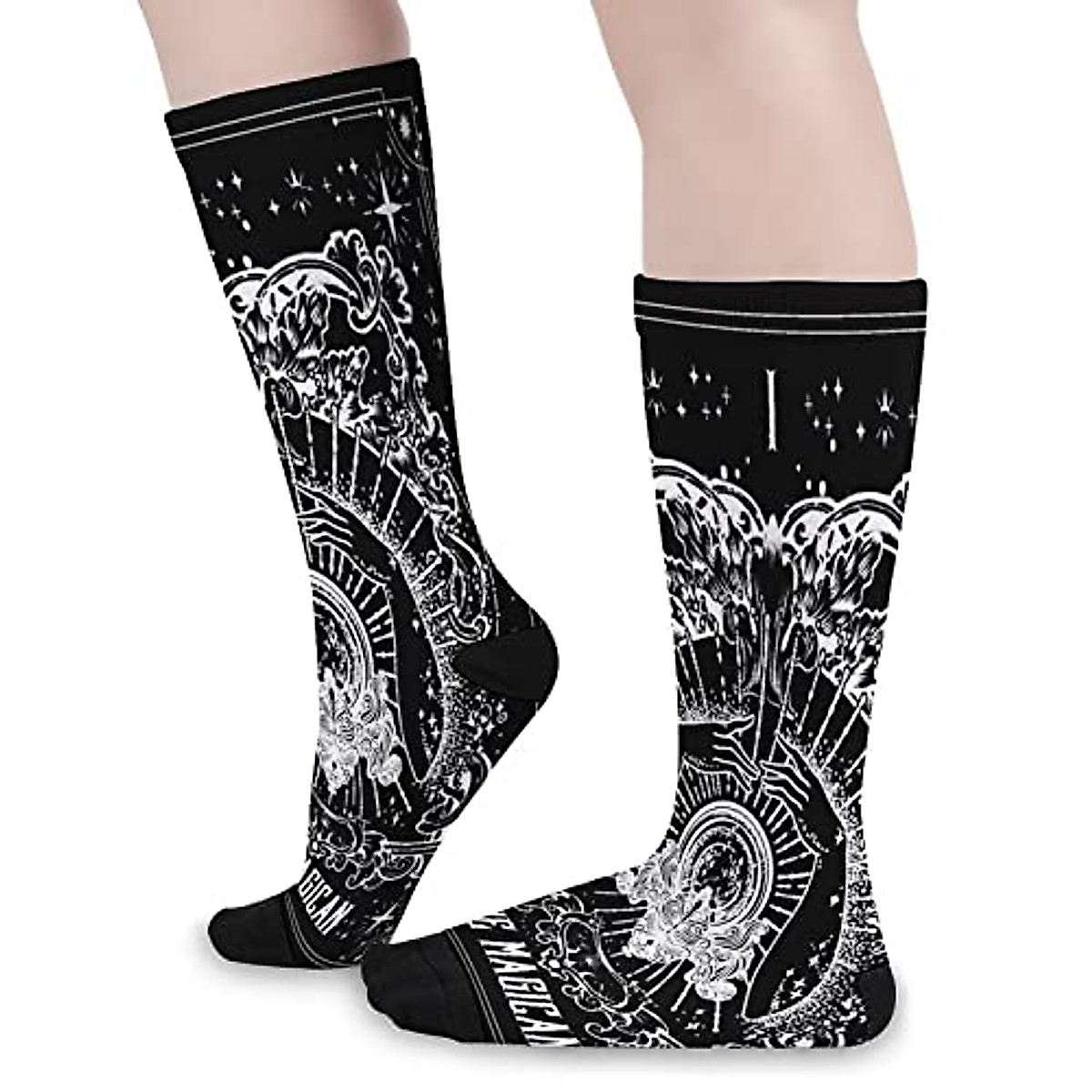 Tarot Card The Magician Socks for Women Socks for Men Crew Socks for Boys Mid Socks for Girls Stocking Stuffers for Teens Casual Athletic Sport Dress Socks