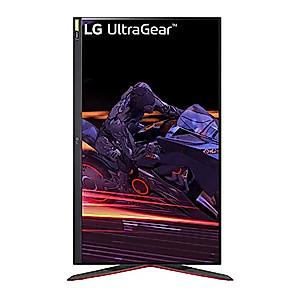 LG 32GP750-B 32 Inch QHD (2560 x 1440) IPS UltraGear Gaming Monitor with 1ms (GtG) and 165Hz Refresh Rate, NVIDIA G-SYNC Compatible with AMD FreeSync Premium, Tilt/Height/Pivot Adjustable - Black
