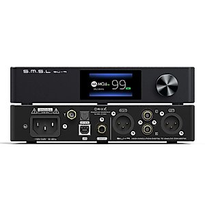 S.M.S.L SU-9 MQA Full Decoder ES9038PRO DAC XMOS DSD512 PCM768kHz/32Bit Bluetooth 5.0 UAT APTX-HD USB Balanced Decoder