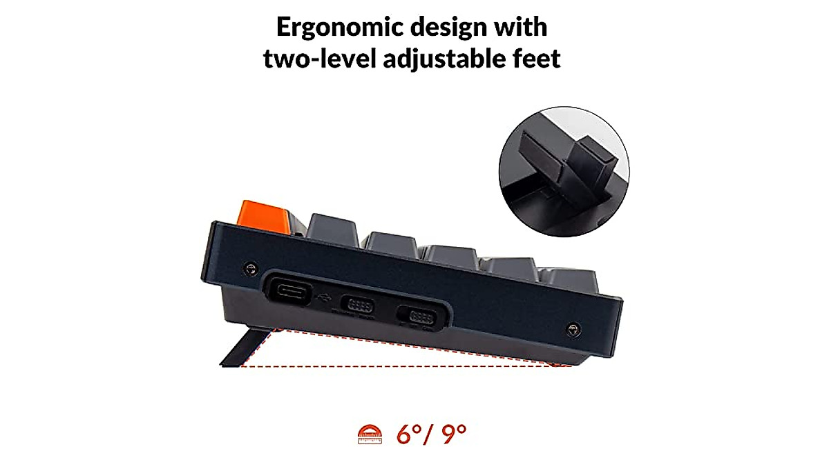 Keychron K10 RGB Mechanical Keyboard - Hot-Swappable & Bluetooth