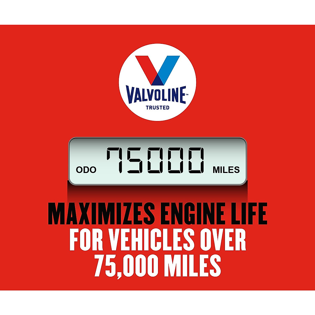 Valvoline High Mileage with MaxLife Technology SAE 5W-30 Synthetic Blend Motor Oil 5 QT