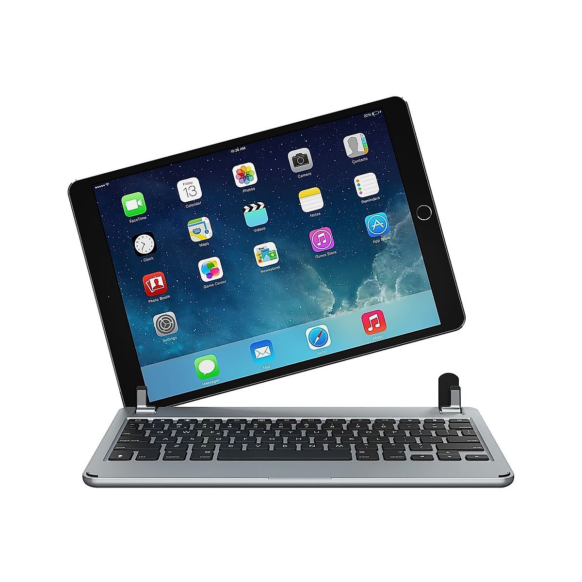 Brydge 10.5 Keyboard for iPad Air (2019) | Aluminum Bluetooth 4.2 Keyboard with Backlit Keys (Space Gray)