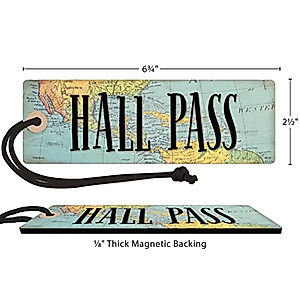 Teacher Created Resources Travel The Map Magnetic Hall Pass (TCR77476)