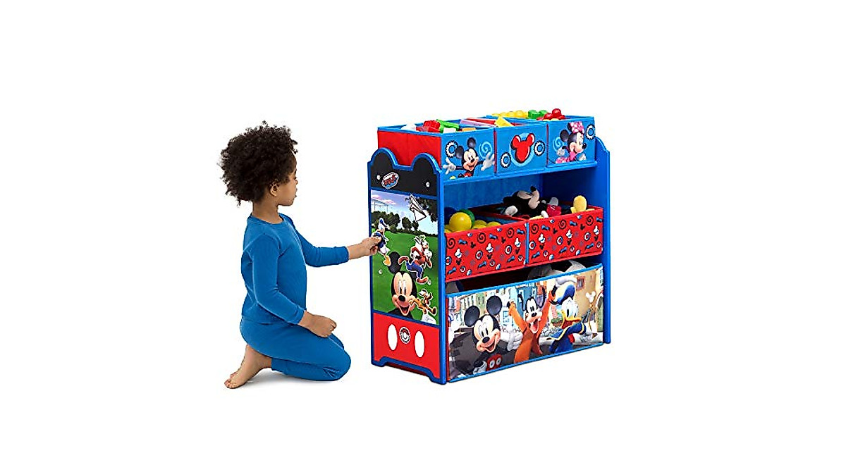 Mickey Mouse 6 Bin Toy Organizer by Delta Children