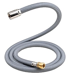 Faucet Hose for American Standard M922367-007220A, American Standard Kitchen Faucet Parts, Kitchen Sink Sprayer Supply Lines Pull Down Faucet Hose Replacement, Brass Adapter, 59”