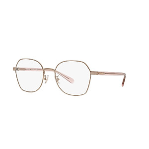 Coach HC5155 Prescription Eyewear Frames, Shiny Rose Gold/Demo Lens, 54 mm